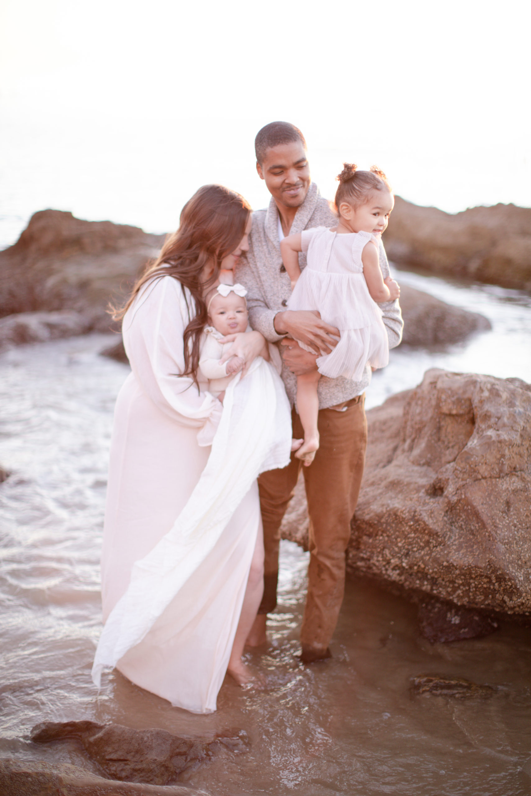 Sunset Beach Family Session Sneak Peek | Spann Family ...
